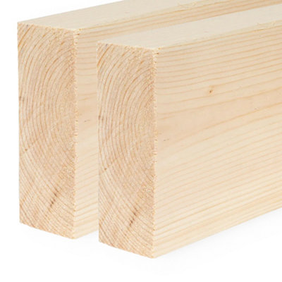 5x1.5 Inch Planed Timber (L)1200mm (W)119 (H)32mm Pack of 2