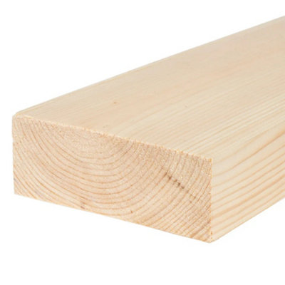 5x1.5 Inch Planed Timber (L)1200mm (W)119 (H)32mm Pack of 2