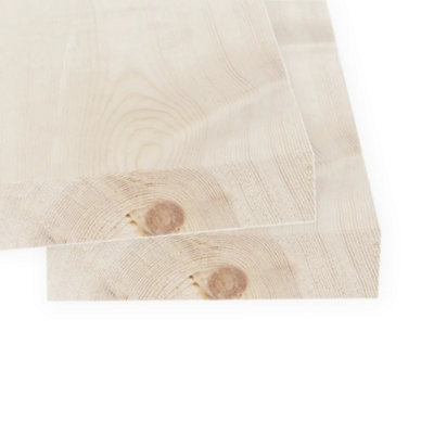 5x1.5 Inch Planed Timber (L)900mm (W)144 (H)32mm Pack of 2 | DIY at B&Q