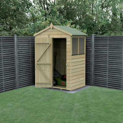 5x3 Apex Beckwood Shed 25yr Guarantee Shiplap Pressure Treated - 2 ...