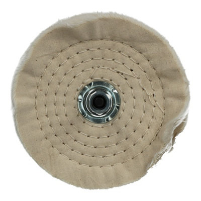 6" 150mm Soft Polishing Buffing Mop Cleaning Wheel with 6mm Spindle ...