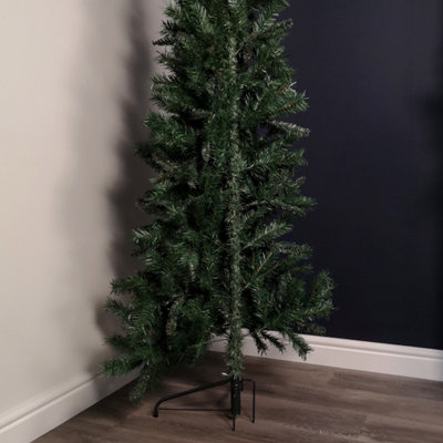 6.5ft (2m) Dual Purpose Corner and Half Wall Artificial Plain Green ...