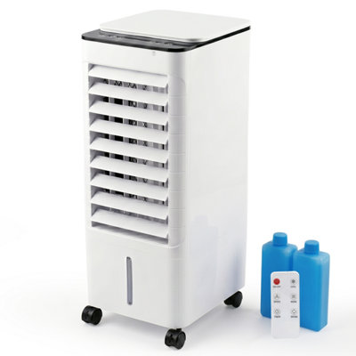6.5L Air Cooler with Remote Control & Two Ice Bottles, Evaporative ...