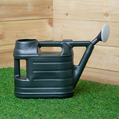 6.5L Garden Patio Ward Watering Can with Rose in Green