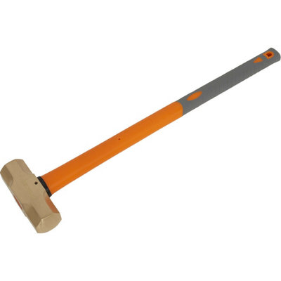 6.6lb Non-Sparking Sledge Hammer with Shock Absorbing Grip and ...