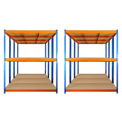 6 Bays of 3 Tier ULTRA HEAVY DUTY Storage Racking 1800h x 1500w x 450d ...