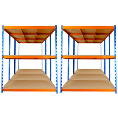 6 Bays of 3 Tier ULTRA HEAVY DUTY Storage Racking 1800h x 1500w x 600d ...