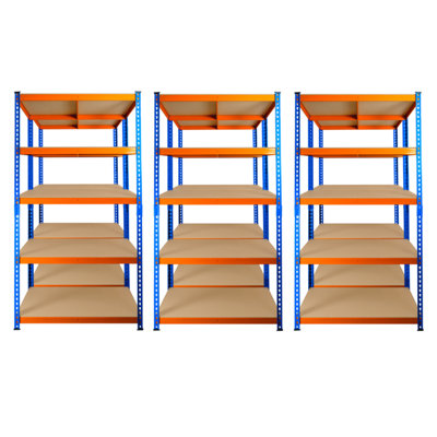 6 Bays of 5 Tier Extra Heavy Duty Storage Racking 1800h x 900w x 450d ...