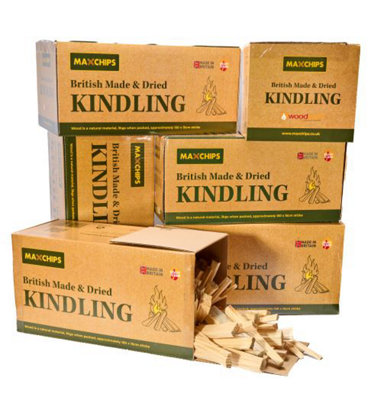 6 Boxes of High Quality Kindling Wood, Kiln Dried. Great for Stoves ...