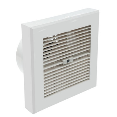 6" Extractor fan with Timer in White