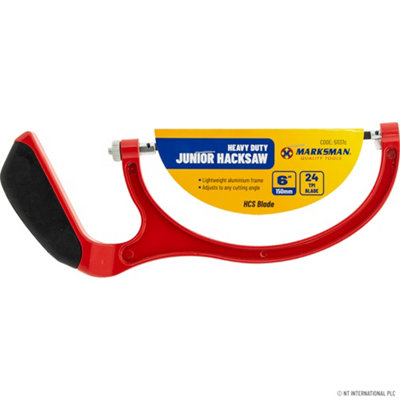 6" Heavy Duty Junior Hacksaw Aluminium Frame Handle Hand Tool Diy 24 Tpi