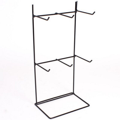 6 HOOK DISPLAY STAND RACK ORGANIZER
