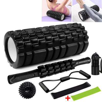 6 IN 1 Muscle Foam Roller Set Massage Roller Stick for Muscle Relax ...
