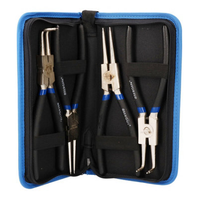 6 in And 9 in Circlip Plier Pliers Sets Internal and External Bent and ...