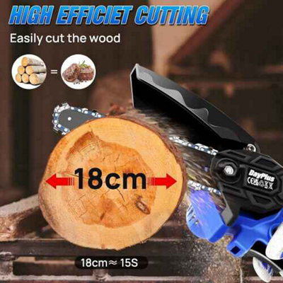 6 Inch Brushless Mini Chainsaw with Battery Cordless