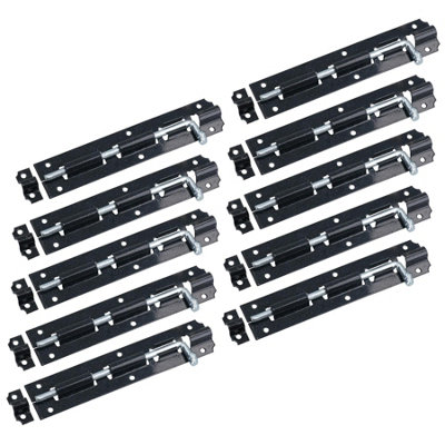 6" Jumbo Tower Bolt Sliding Shoot Bolt Latch Catch for Sheds Gates ...