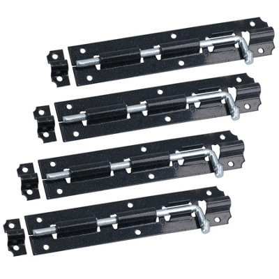 6" Jumbo Tower Bolt Sliding Shoot Bolt Latch Catch for Sheds Gates ...