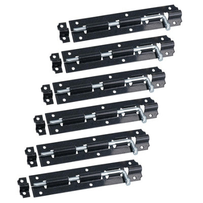 6" Jumbo Tower Bolt Sliding Shoot Bolt Latch Catch for Sheds Gates ...