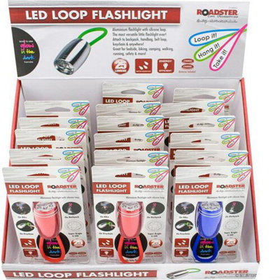 6 Led Flashlight Loop With Handle Glow In The Dark Portable | DIY at B&Q