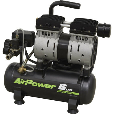 6 Litre Low Noise Direct Drive Air Compressor with Automatic Pressure ...