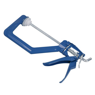 6" One Hand Ratchet Clamp Grip Clasp Quick Release Holder