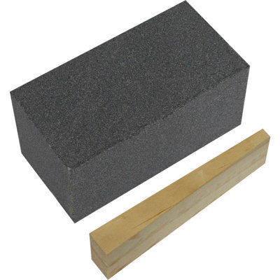6 Pack High-Performance Silicon Carbide Floor Grinding Blocks - 60 Grit ...