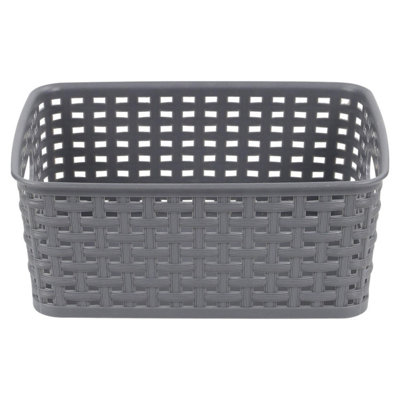 6 Pack rattan storage baskets -- Household Organisers - Perfect For ...