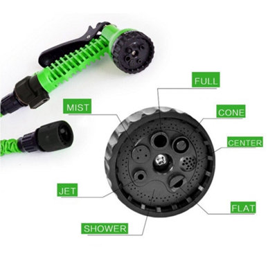 6 Pattern Metal Garden Hose Spray High Pressure