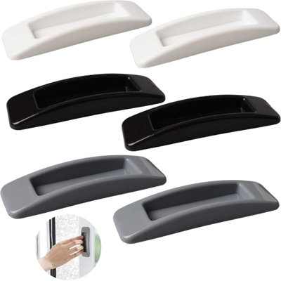 6 Pcs Self Adhesive Cabinet Door Window Handles Instant Open Convenient ...