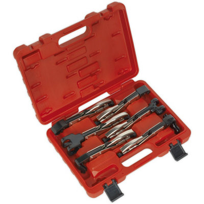 6 Piece Axial Locking Grip Pliers Set with Case - Versatile Tools for ...