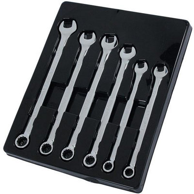 6 piece Extra Long Reach Combination Wrench Spanner Set (Neilsen CT1370 ...