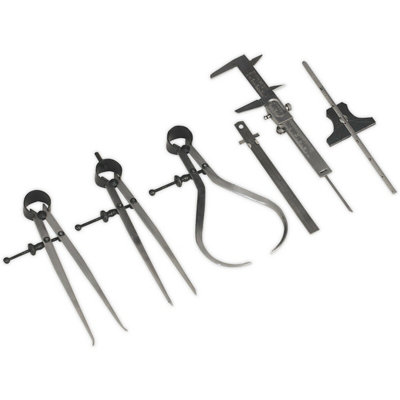 6 Piece Professional Measuring Tool Set - Precision Measuring ...