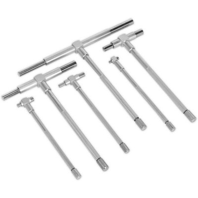 6 Piece Telescopic Bore Gauge Set - Diameter Measurement - Spring ...