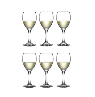6 Seattle Wine Glasses Large 35cl Elegant Wine Champagne Drinking ...