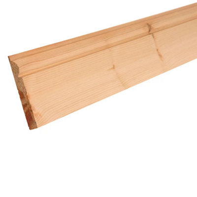 6" Torus Pine Wood Ogee Timber Skirting Board - 1.2 Meter Length | DIY ...