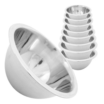 6 X 16Cm Stainless Steel Deep Mixing Bowl Cooking Kitchen Baking ...