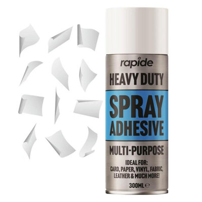 6 x 300ml Heavy Duty Craft Glue Spray Adhesive Multipurpose Ideal For ...