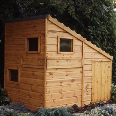 6 x 4 (1.79m x 1.19m) - Wooden Command Post Playhouse | DIY at B&Q