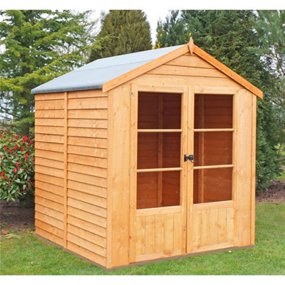 6 x 6 Overlap Apex Summerhouse | DIY at B&Q