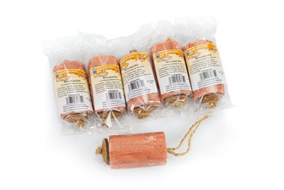 6 x Berry Chubby Suet Rolls Hanging Wild Bird Food