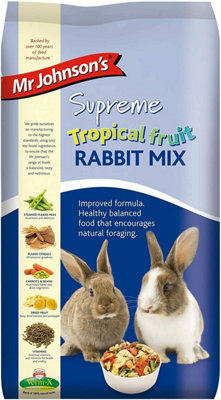 6 x Mr Johnson's Supreme Rabbit Tropical Fruit Mix 900g