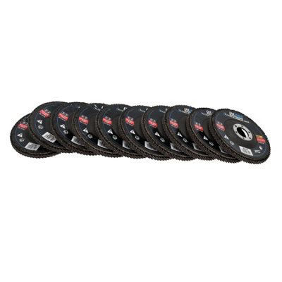 60 Grit Medium Flap Disc Calcined Aluminium Sanding Wheels Discs Type ...