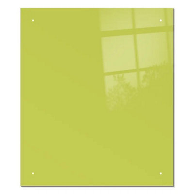 60 x 50cm Lusious Lime Glass Kitchen Splashback Splatter Screen Pre ...