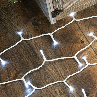 600 Multi function LED Lights with White cable - White