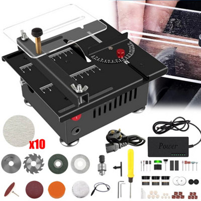 6000rpm/min Electric Precision Cutting Machine Set Mini Wood working ...