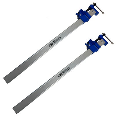 600mm Aluminium Sash Clamp Grip Bench Work Holder vice Slide Clamp 2pk ...