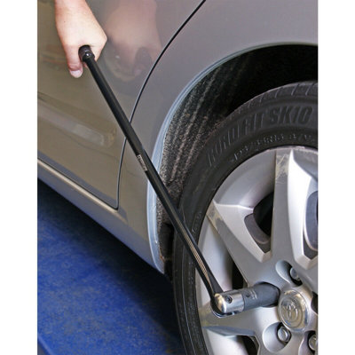 600mm Breaker Pull Bar - Replaceable 1/2" Sq Drive Knuckle - Black ...