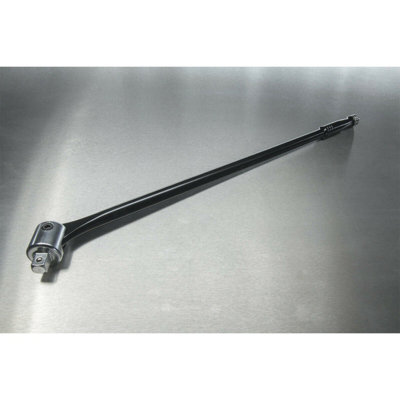 600mm Breaker Pull Bar - Replaceable 1/2" Sq Drive Knuckle - Black ...