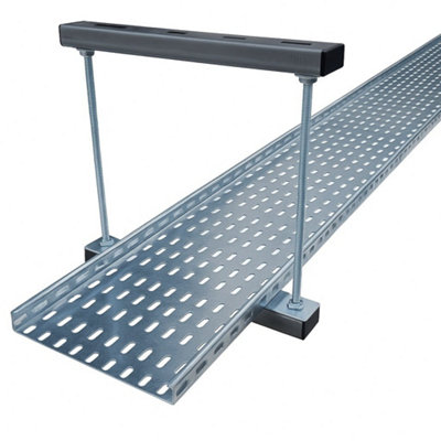 600mm Cable Tray Trapeze Support Bracket Pre-Galvanised 300mm Drop
