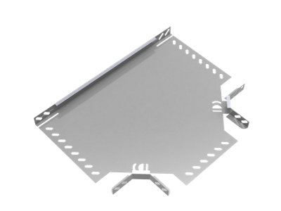 600mm Flat Equal Tee Bend Medium Duty Pre-Galvanised